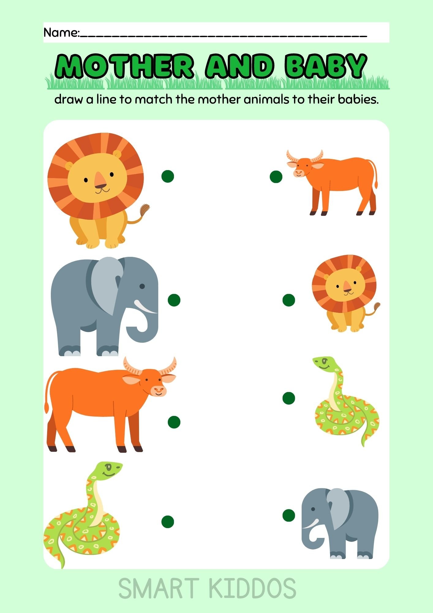 Play Fun & Educational Shadow and Image Matching Worksheets