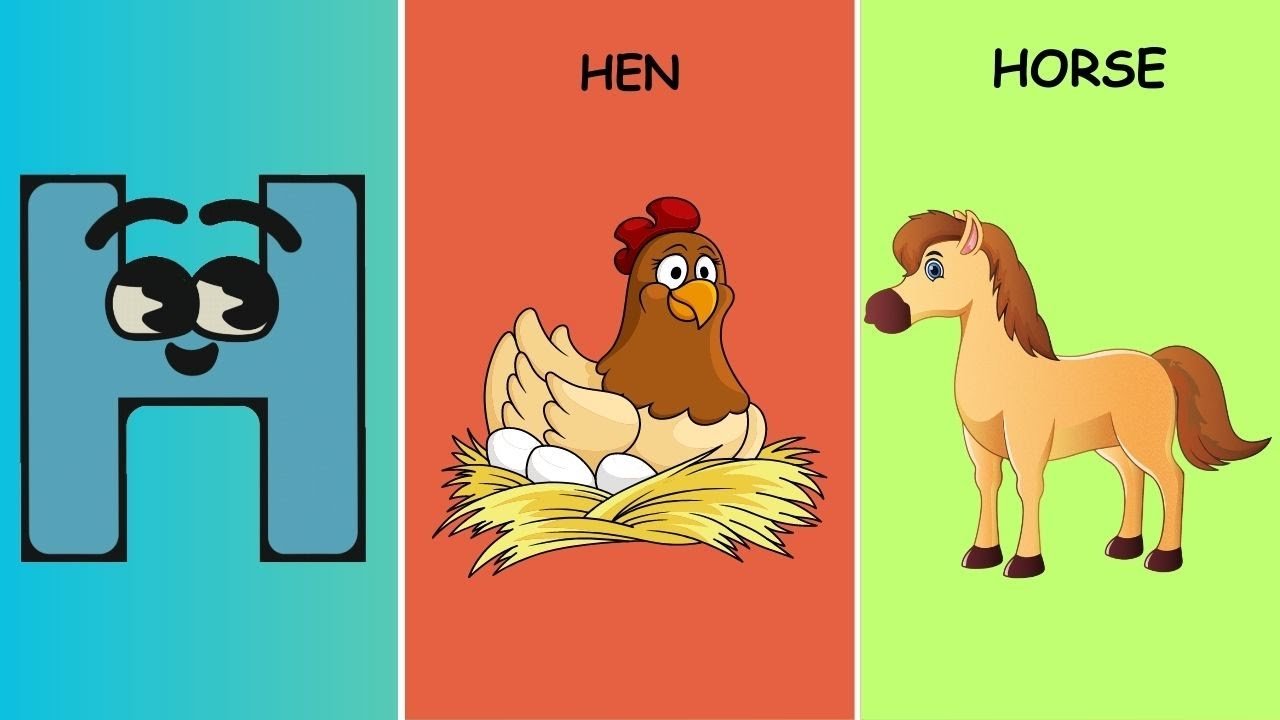 Explore 25 Words That Start With H: Letter H Flashcards for Kids ...