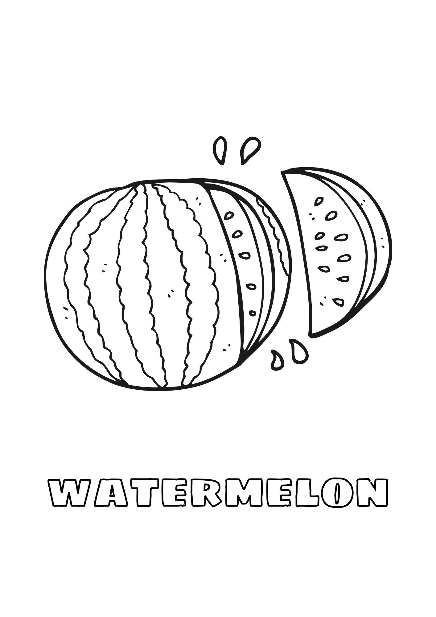 Fruit Coloring Worksheets for kids | Smart Kiddos