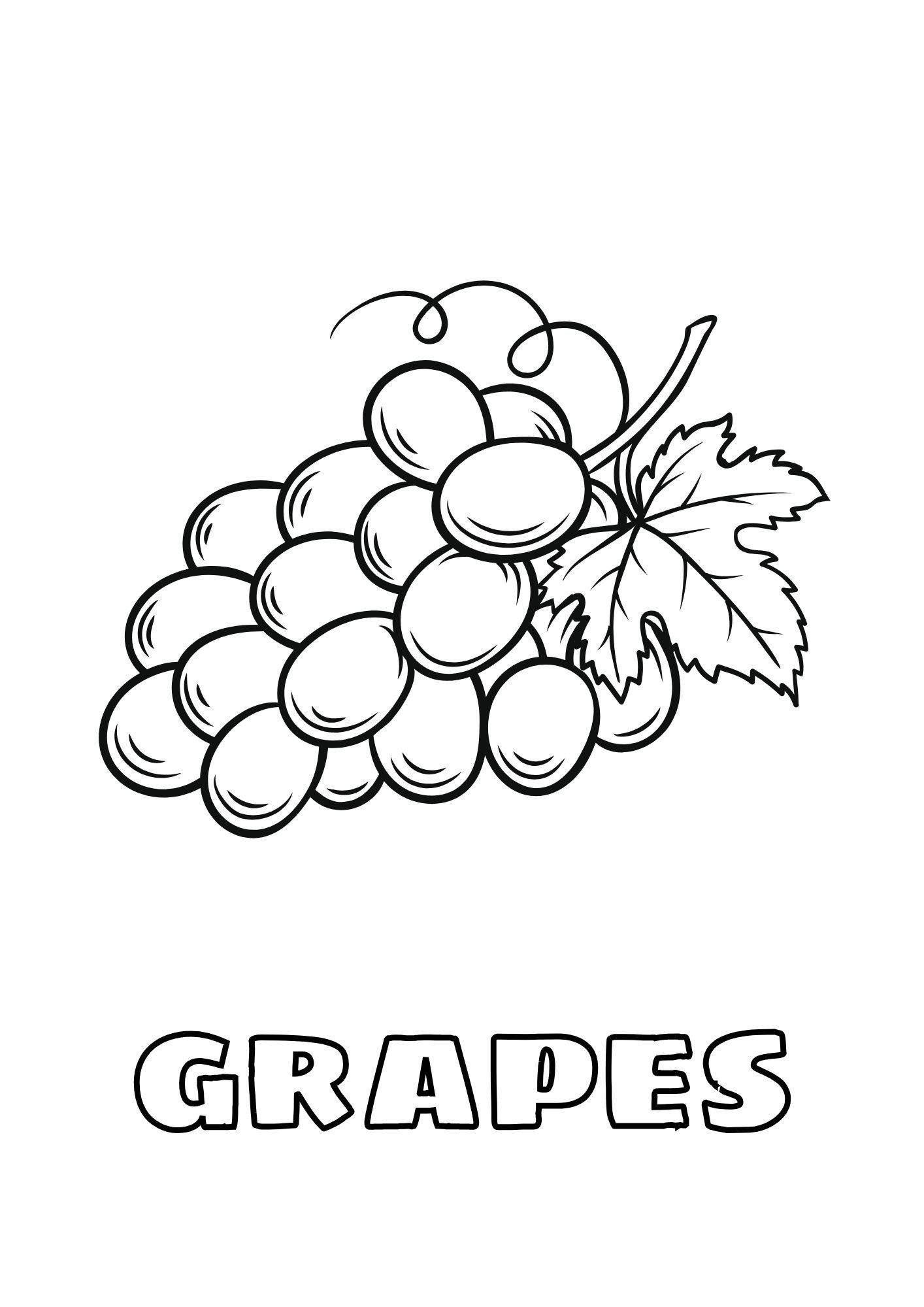 Fruit Coloring Worksheets for kids | Smart Kiddos