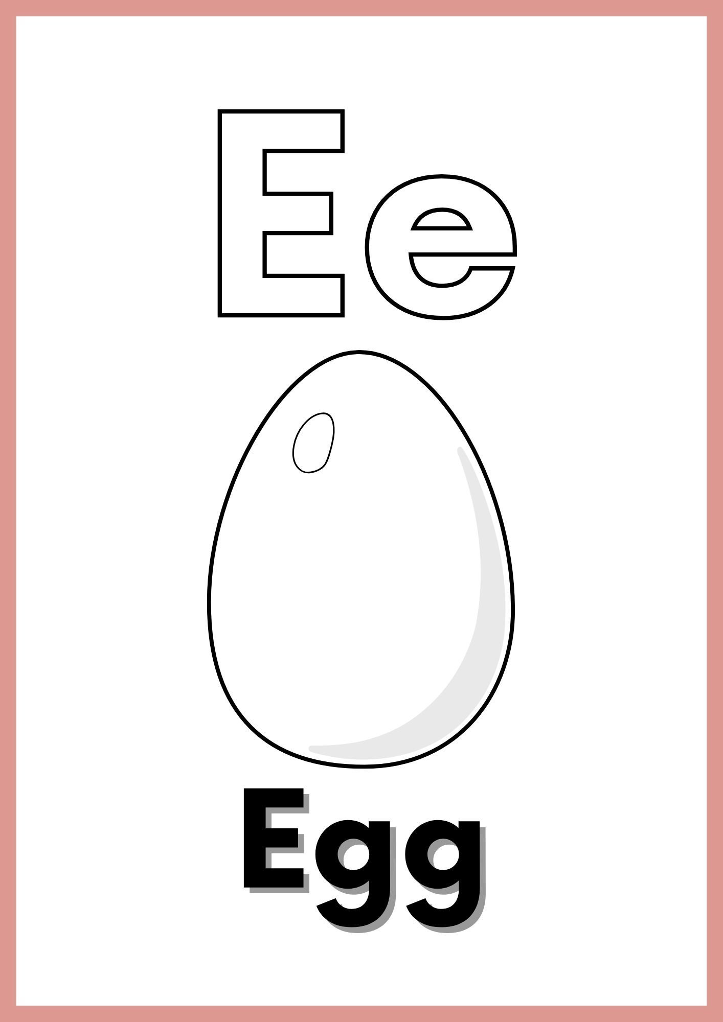 Simple Alphabet Coloring Book for Kids: Fun & Easy Learning (26 Pages)