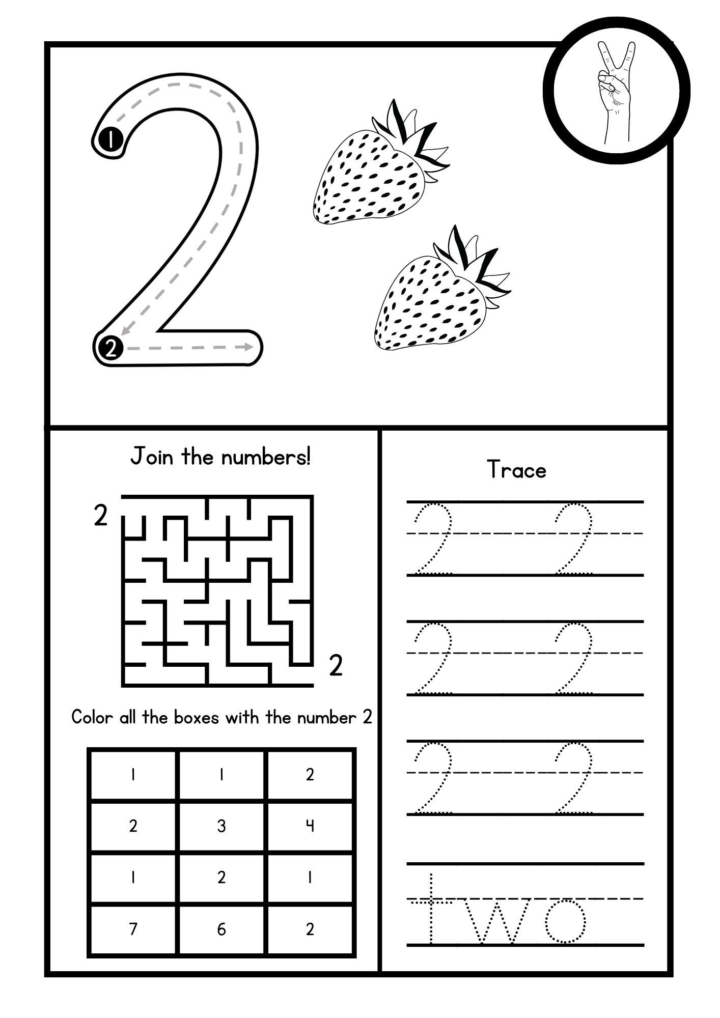 Simple Number Worksheets for Kids: Fun Learning Activities