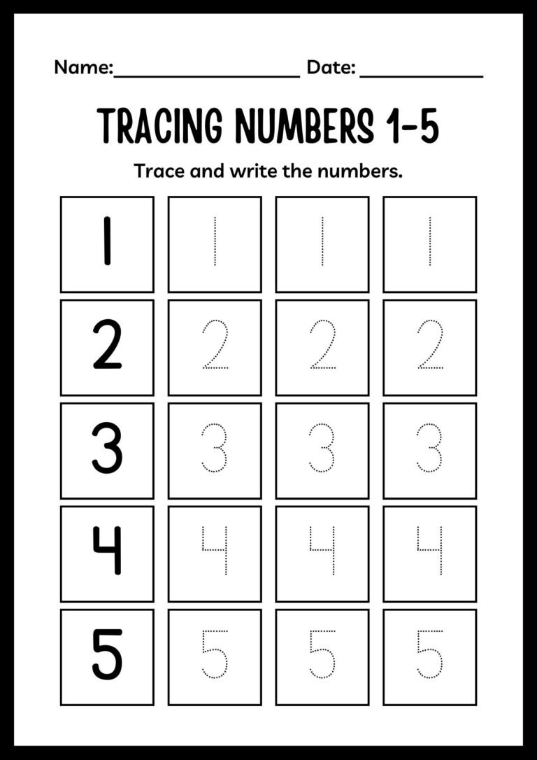 Preschool Learning Worksheets: 20 Fun Activities for Early Education | Smart Kiddos