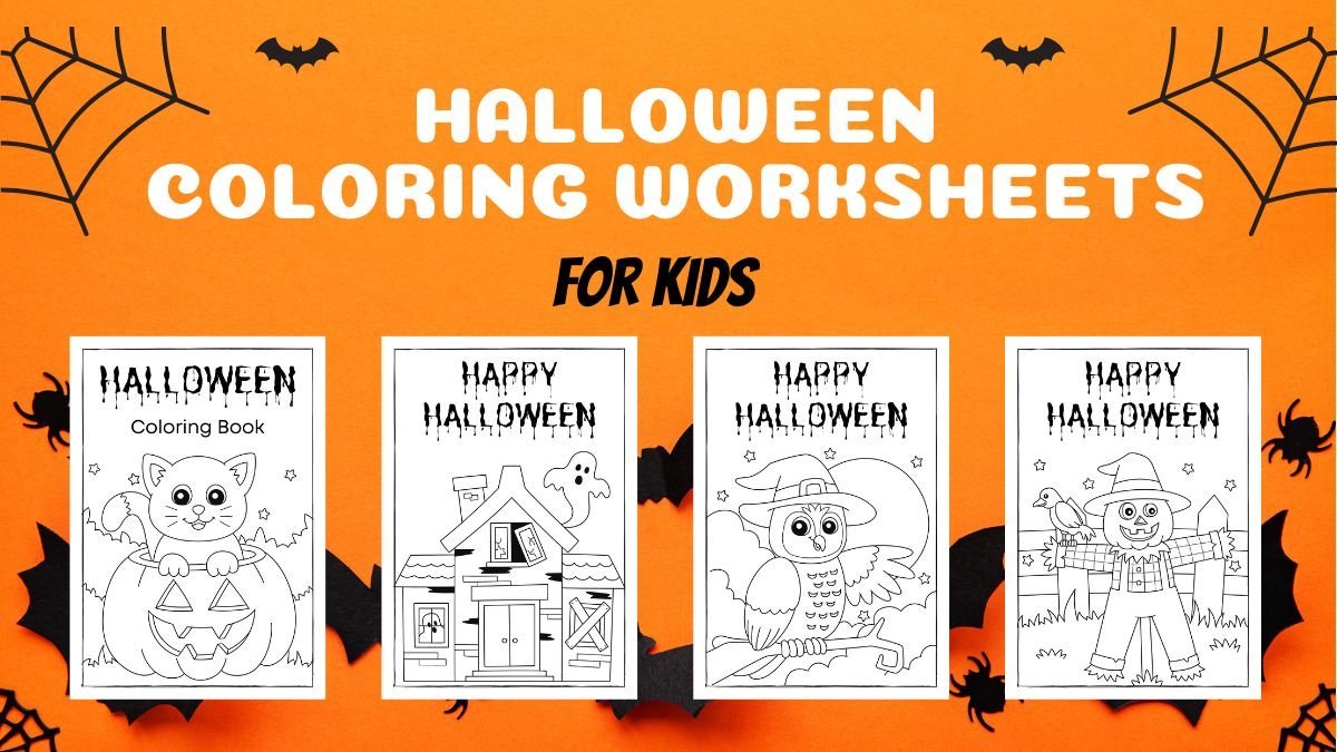 Halloween Coloring Worksheets for Kids | Smart Kiddos
