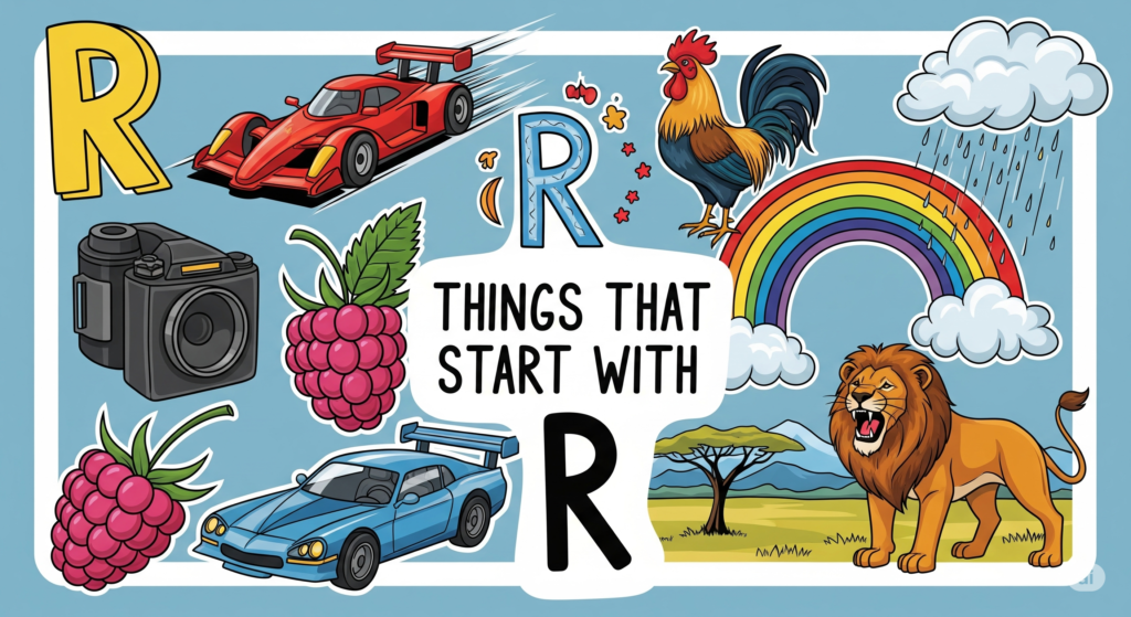 Things That Start With R: Famous People, 6-Letter Names, and Fun Words ...