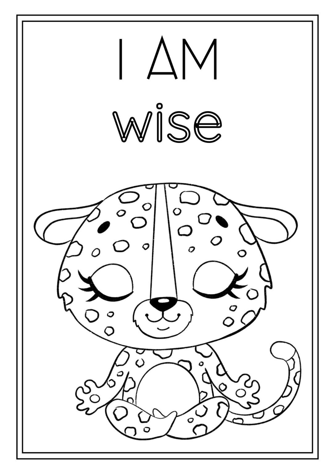 Affirmation Coloring Pages for Kids – Free Printable & Fun Activity