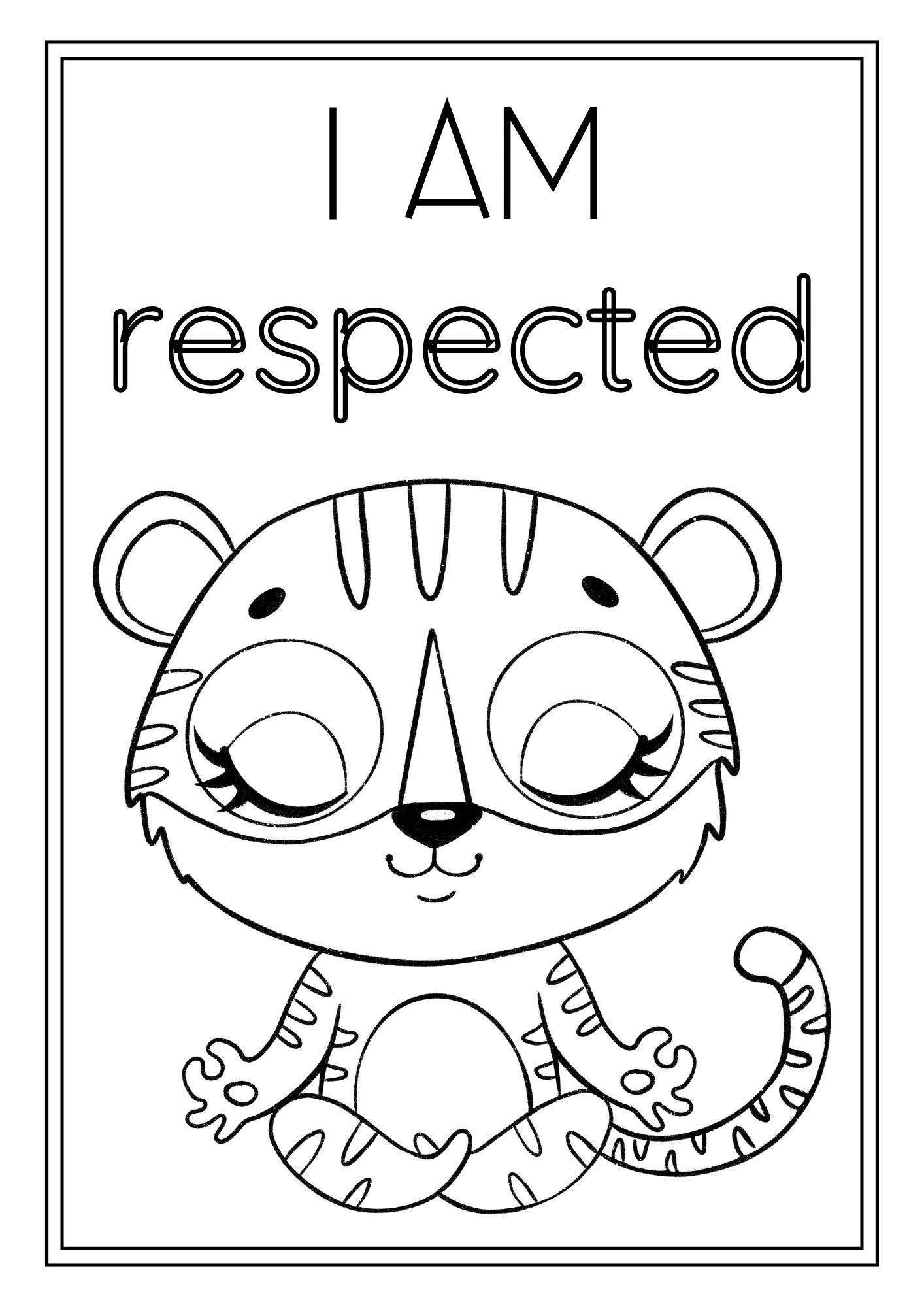 Affirmation Coloring Pages for Kids – Free Printable & Fun Activity ...