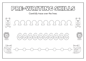 Pre-Writing Skills Tracing Worksheets for Kids | Fun & Printable ...