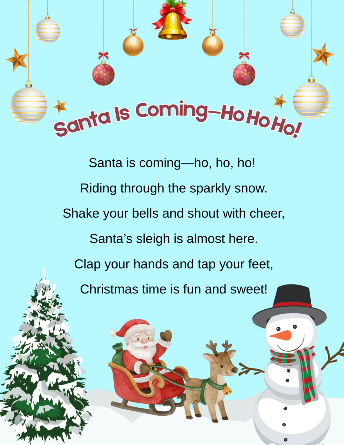 🎄 Christmas Rhymes for Kids (Fun, Easy & Educational Holiday Songs)